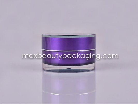 China HOT SALE top quality PMMA cream jar 15g 30g 50g plastic cream jar acrylic plastic cream jar cosmetic packaging supplier