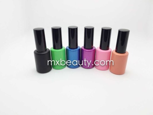 China UV coating gel polish bottle different color coating finish gel polish bottle nail polish supplier