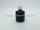 hot sale black thick strong powder coating gel bottle 15ml round straight shape gel polish bottle nail polish packaging supplier