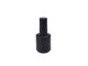 black powder coating gel polish bottle thick tough coating 15ml round gel polish bottle nail polish packaging LESS MOQ supplier