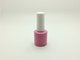 pink powder coating gel polish bottle thick tough coating 10ml round straight gel polish bottle nail polish packaging supplier